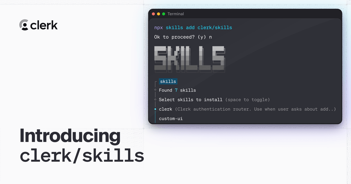 Clerk Skills for AI Agents