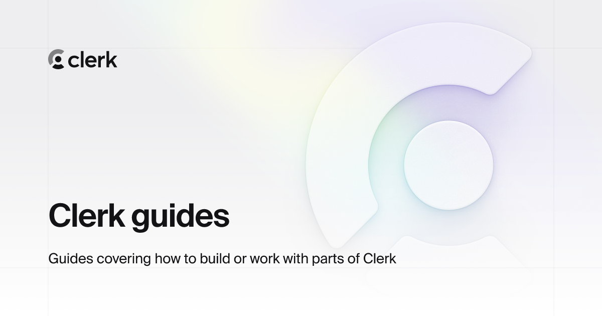Clerk guides